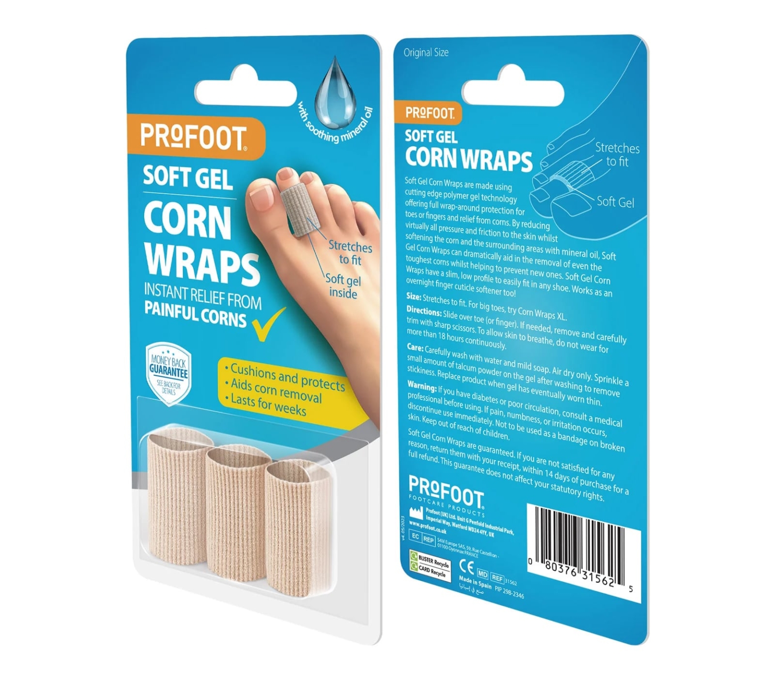 Corn Wraps - SoftGel | Foot Care Products | Profoot