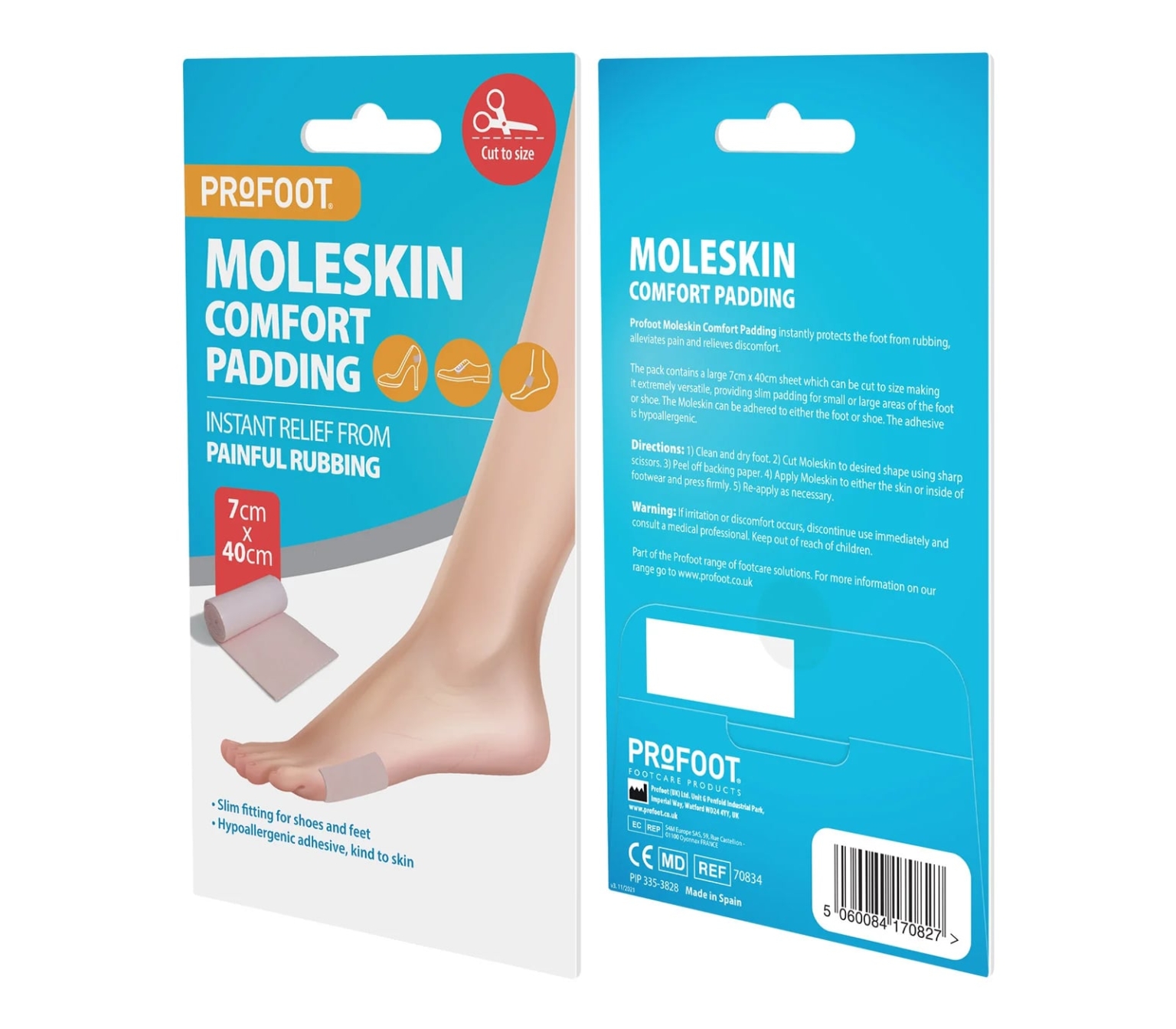 Moleskin Roll - Foot Comfort Padding | Foot Care Products
