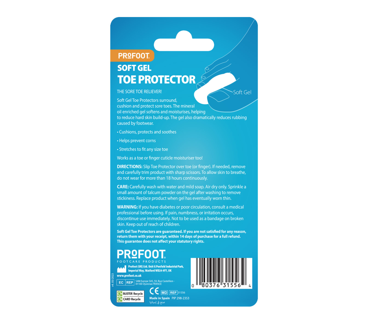 Toe Protector | Foot Care Products | Profoot